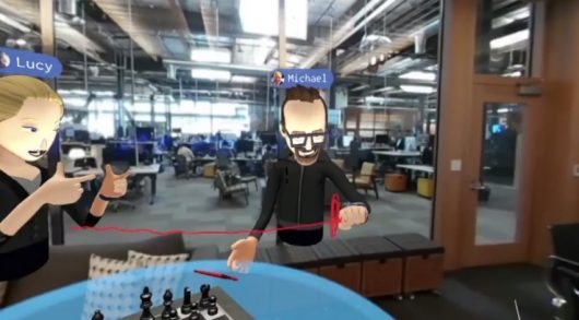 ザッカーバーグ氏「ソーシャルVR」 を全面プッシュ、米Oculusイベントでデモ 【@maskin】 | TechWave（テックウェーブ）