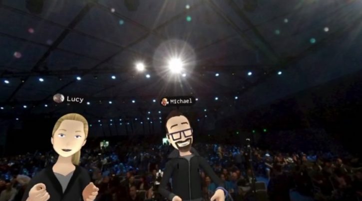 ザッカーバーグ氏「ソーシャルVR」 を全面プッシュ、米Oculusイベントでデモ 【@maskin】 | TechWave（テックウェーブ）