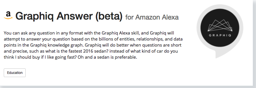 Amazon.comが検索エンジン「Graphiq」を買収か、Alexa強化につながるデータ分析技術（米報道） | TechWave（テックウェーブ）